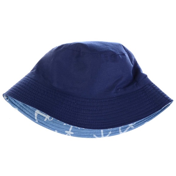 Accessories | Mens Anchor Dark Blue 10 Cotton Bucket Hat | Poshmark